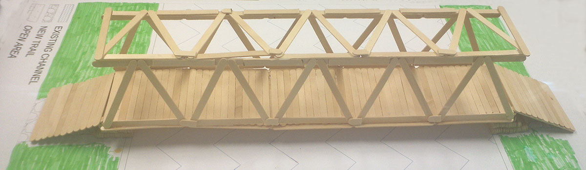 Beam Bridge Popsicle Sticks